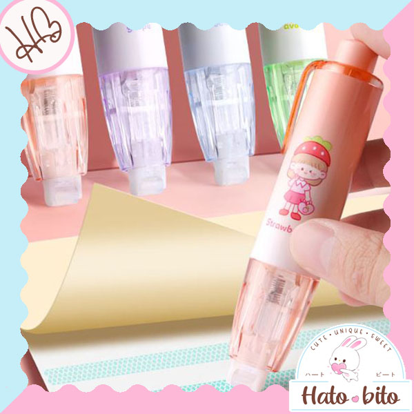 Jual Glue tape fruity girl lem kertas lem roll lucu cute HB1501 ...