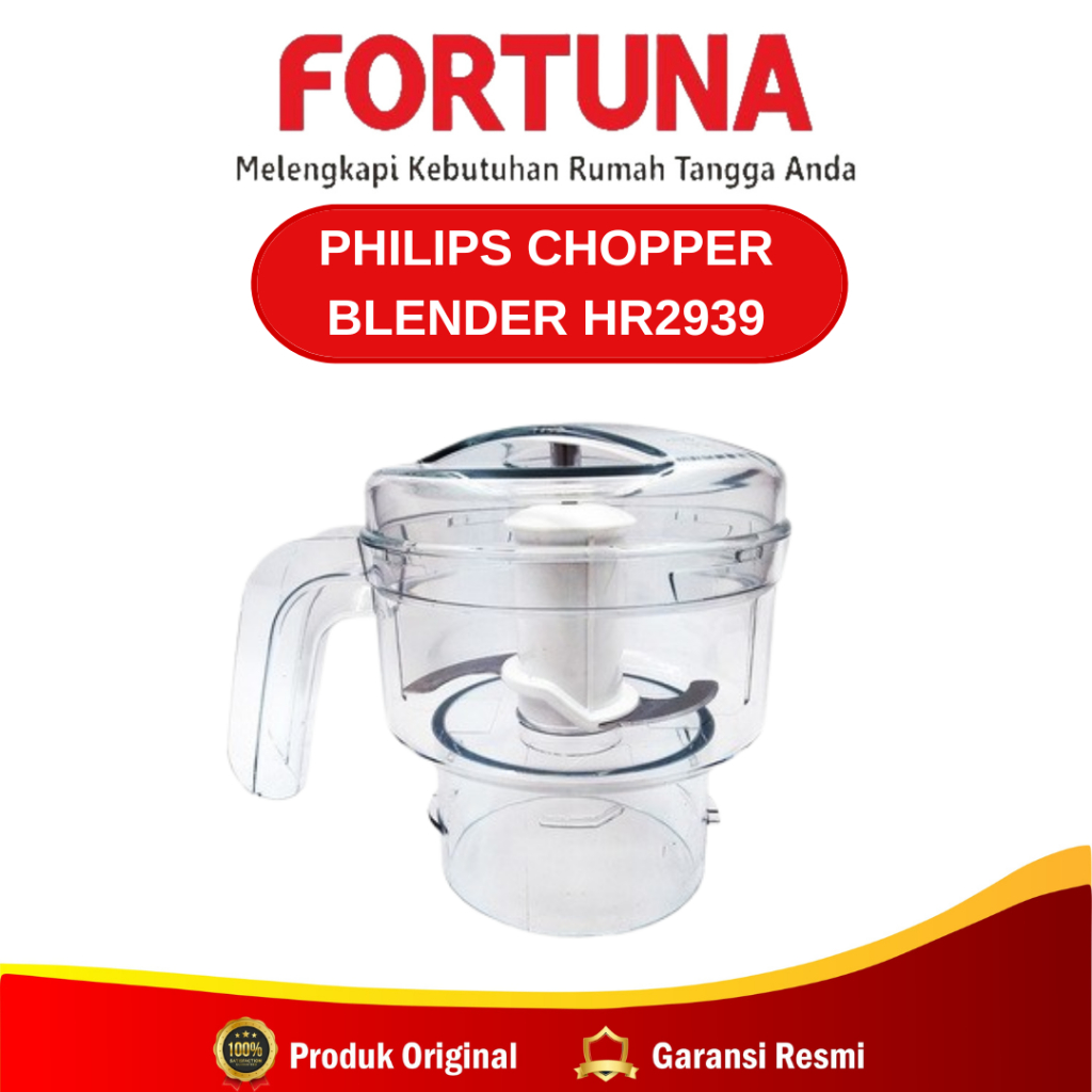 Jual Chopper Philips HR-2939 / PHILIPS Chooper Blender HR2939 | Shopee ...