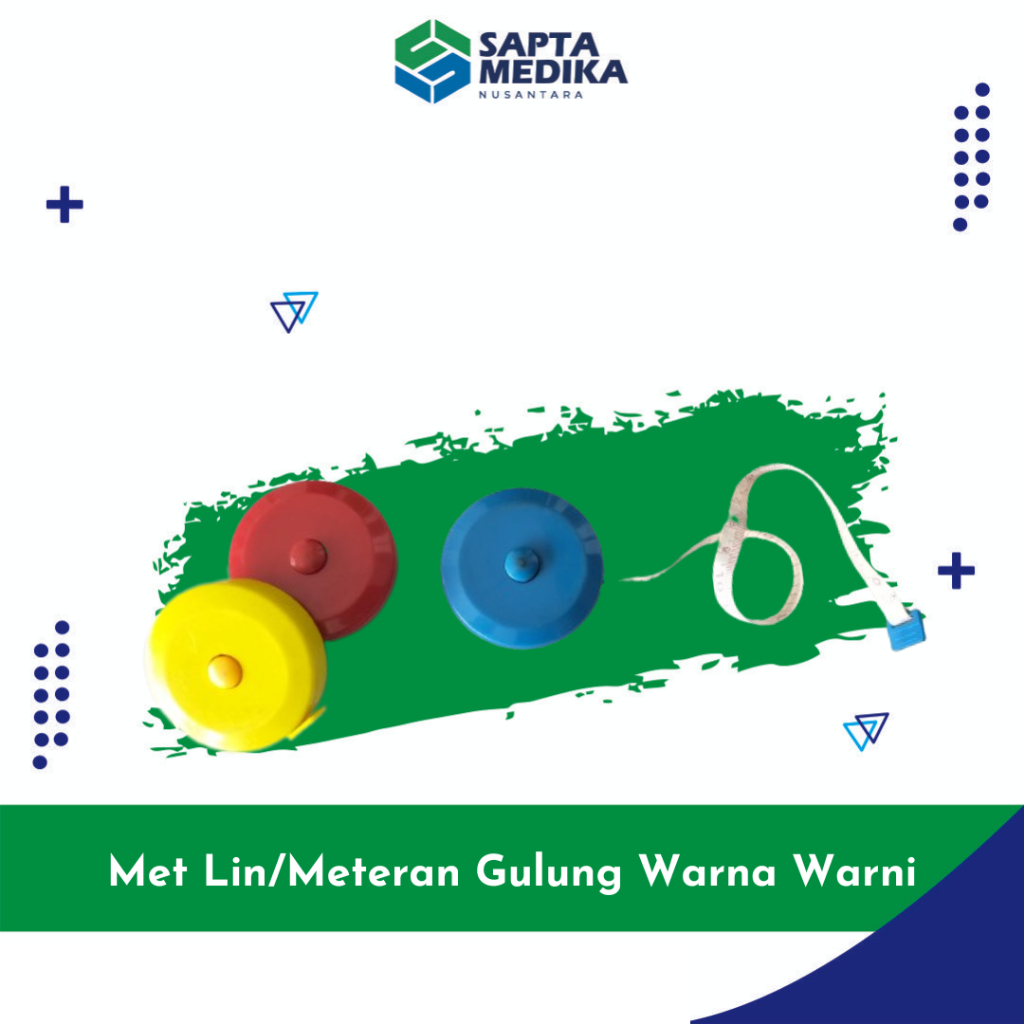Jual Meteran gulung / Metlin 1,5M warna warni | Shopee Indonesia