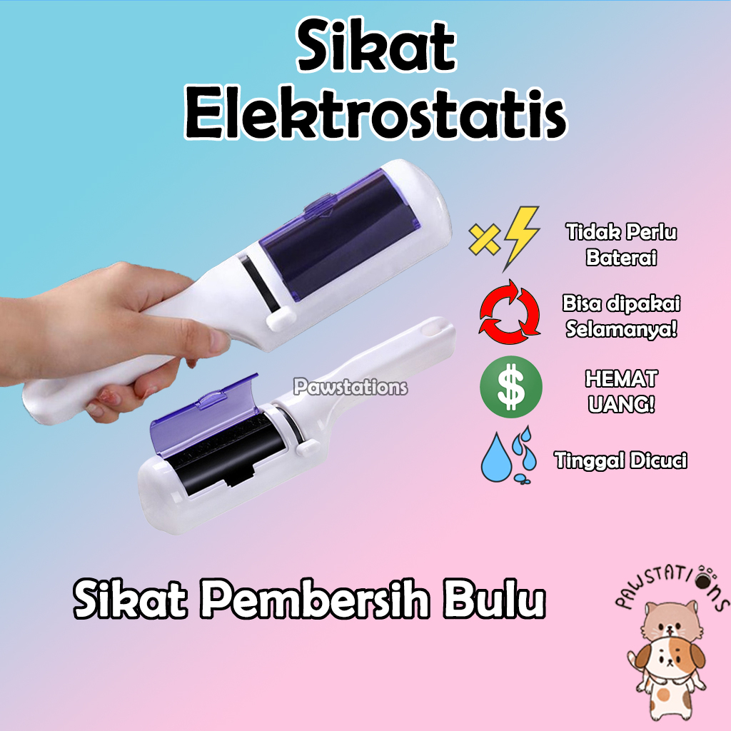 Jual Sikat Pembersih Bulu Kucing Alat Pembersih Bulu Kucing Roll ...
