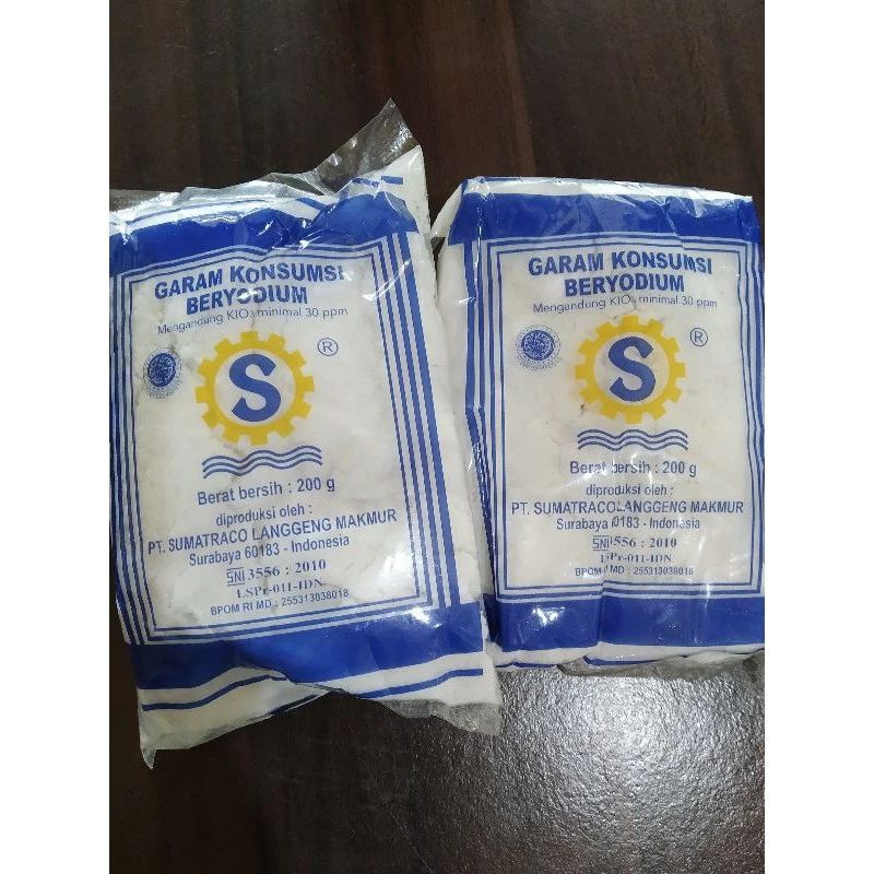 Jual Garam yodium isi 200g | Shopee Indonesia