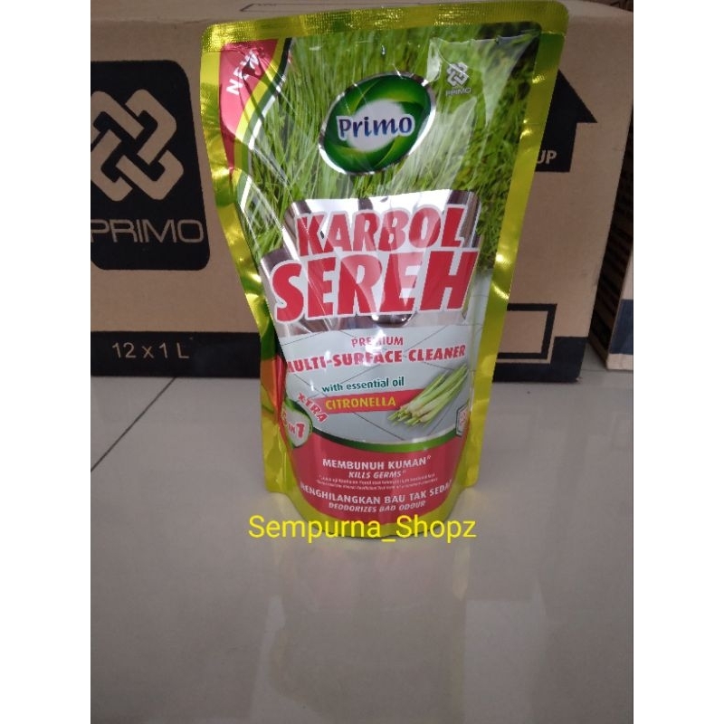 Jual Primo karbol sereh Premium 700 ml | Shopee Indonesia