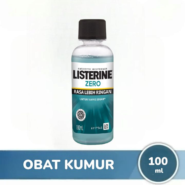 Jual Listerine Zero 100ml - Antiseptic Mouthwash | Shopee Indonesia