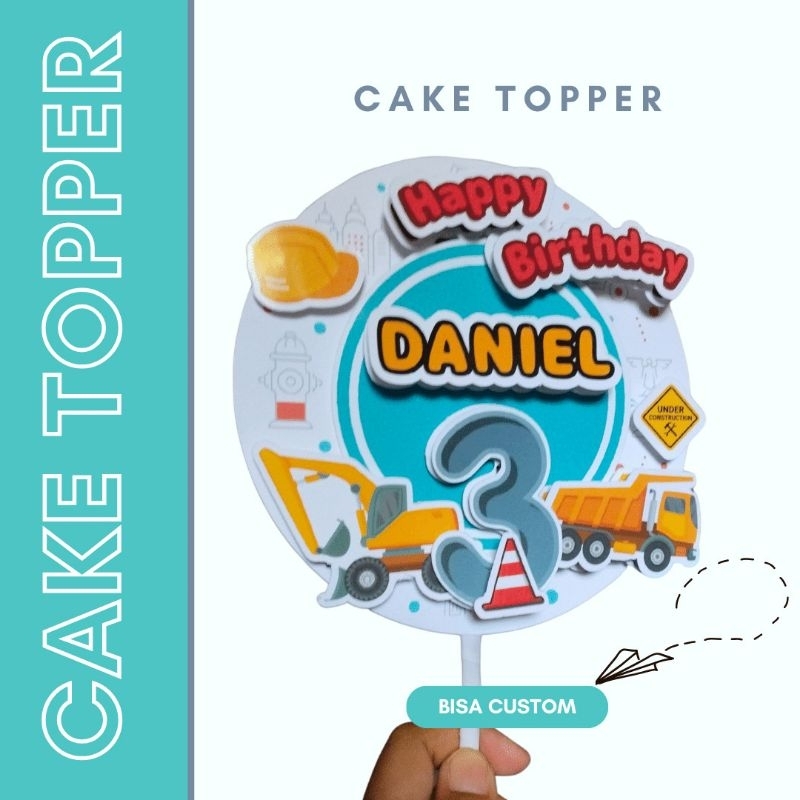 Jual CAKE TOPPER - HIASAN CAKE ULTAH - CAKE TOPPER CUSTOM | Shopee ...
