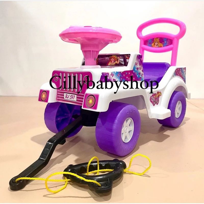 Jual shp bj 597 Mobil dorong jeep barbie - mobil duduk - mobilan anak ...