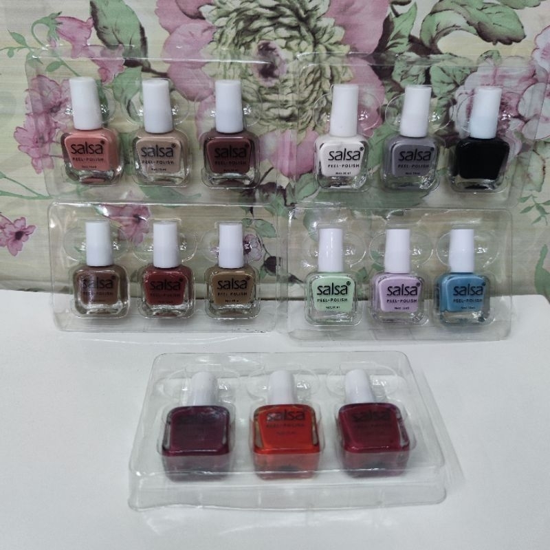 Jual KUTEK SALSA PEEF OFF ISI 3BTL, SALSA PEEL POLISH, CAT KUKU CAT ...