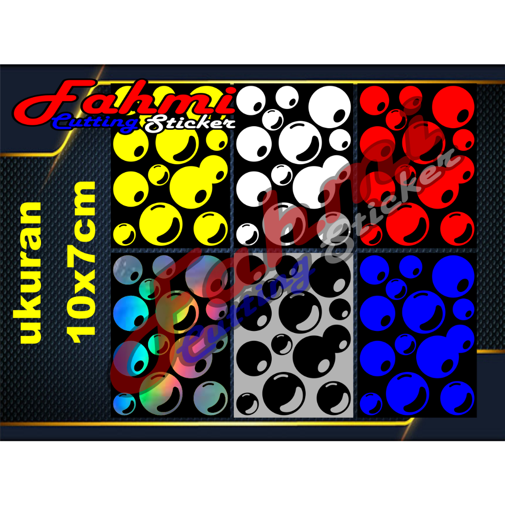 Jual cutting sticker bercak model balon buat nutup baret | Shopee Indonesia