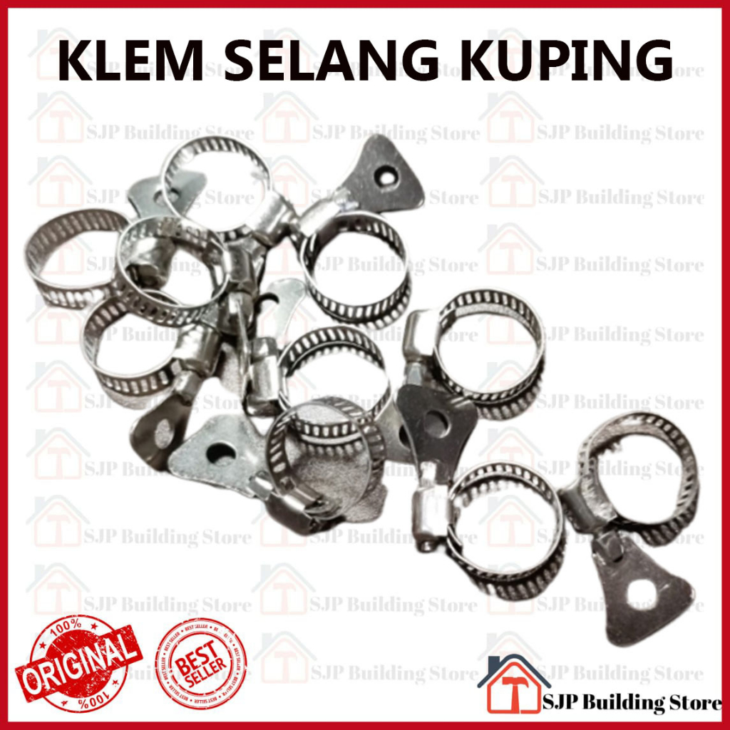 Jual Klem Selang Kuping Besi 5/8" 3/4" 7/8" 1" | Klem Selang Kuping ...