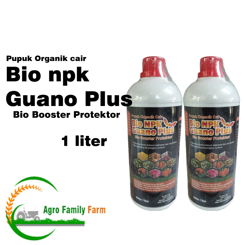 Jual Pupuk Organik Cair Bio NPK Guano Plus Bio Booster Protektor 1 Liter | Shopee Indonesia