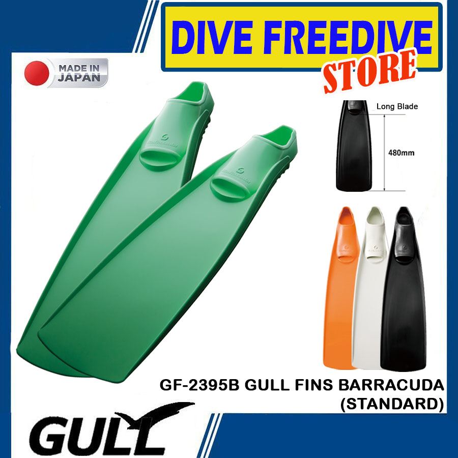 Jual GF-2395B Gull Fins Barracuda Rubber (Standard) Fin Semi Long ...