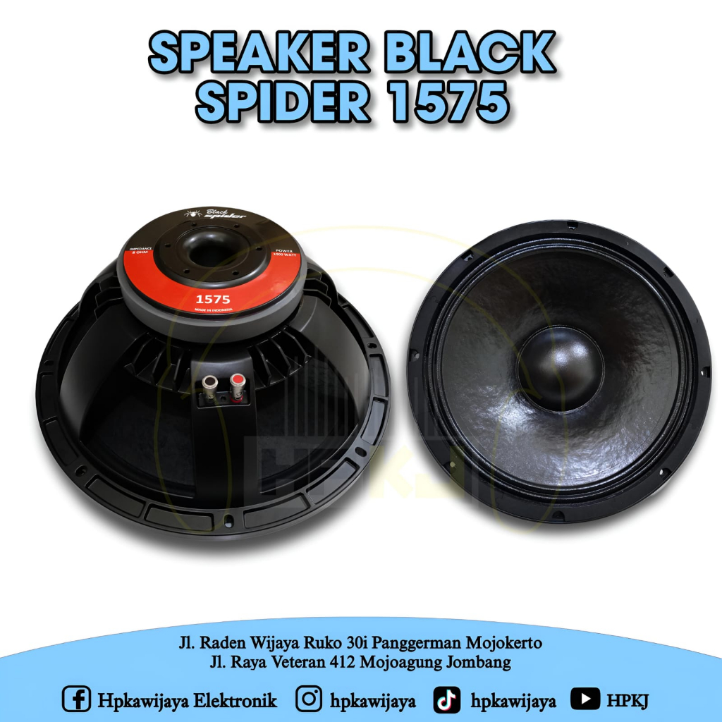 Jual SPEAKER KOMPONEN BLACK SPIDER 1575 SPEAKER BLACK SPIDER 1575 ...