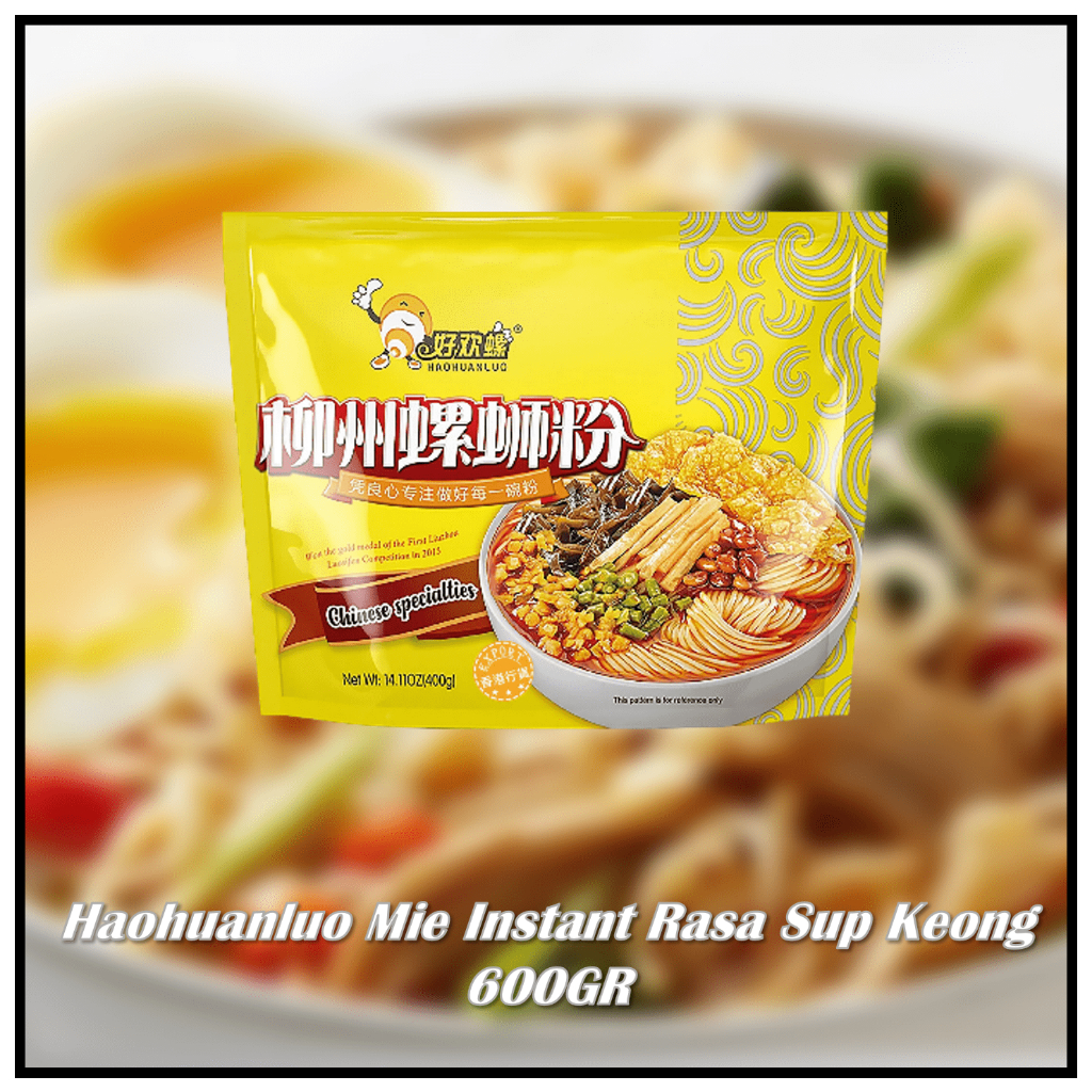 Jual Haohuanluo mie instant rasa sup keong 600GR | Shopee Indonesia