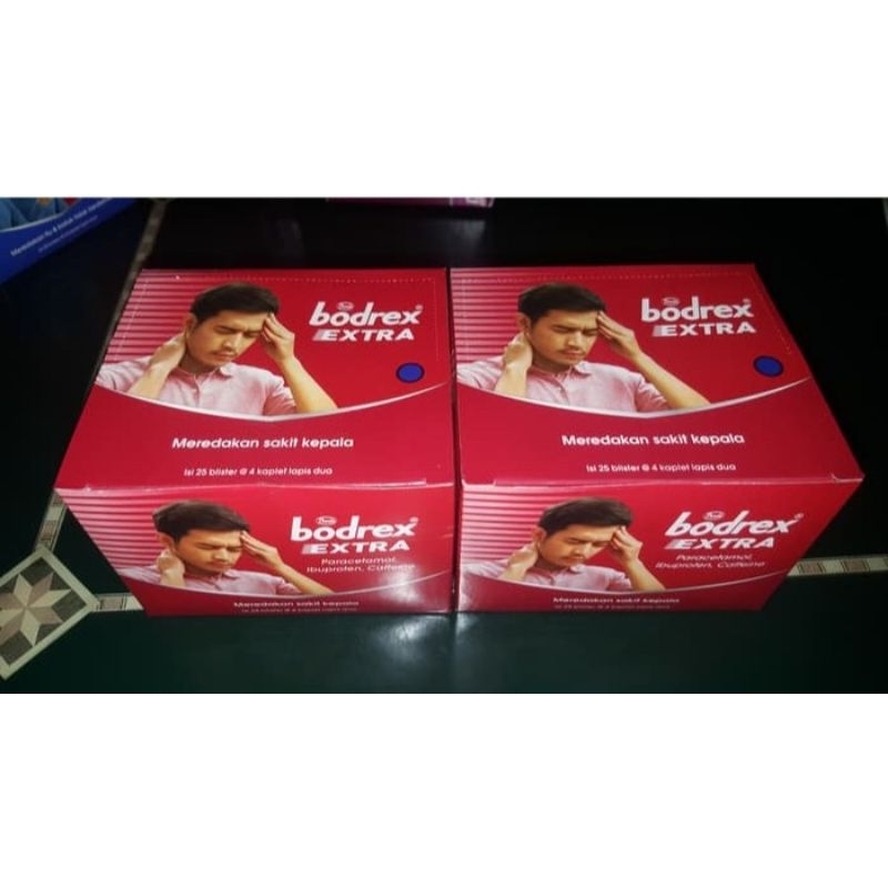 Jual bodrex extra 1 box isi 25 strip | Shopee Indonesia