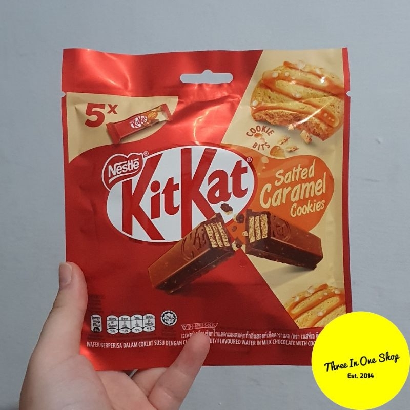 Jual [READY STOCK] Kitkat/Kit Kat Salted Caramel Cookies 85g | Shopee ...