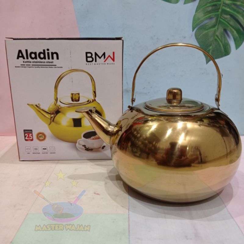 Jual Teko Mini Aladin Gold 2,5Liter 1.6Liter 2.0Liter(BMW) | Shopee ...