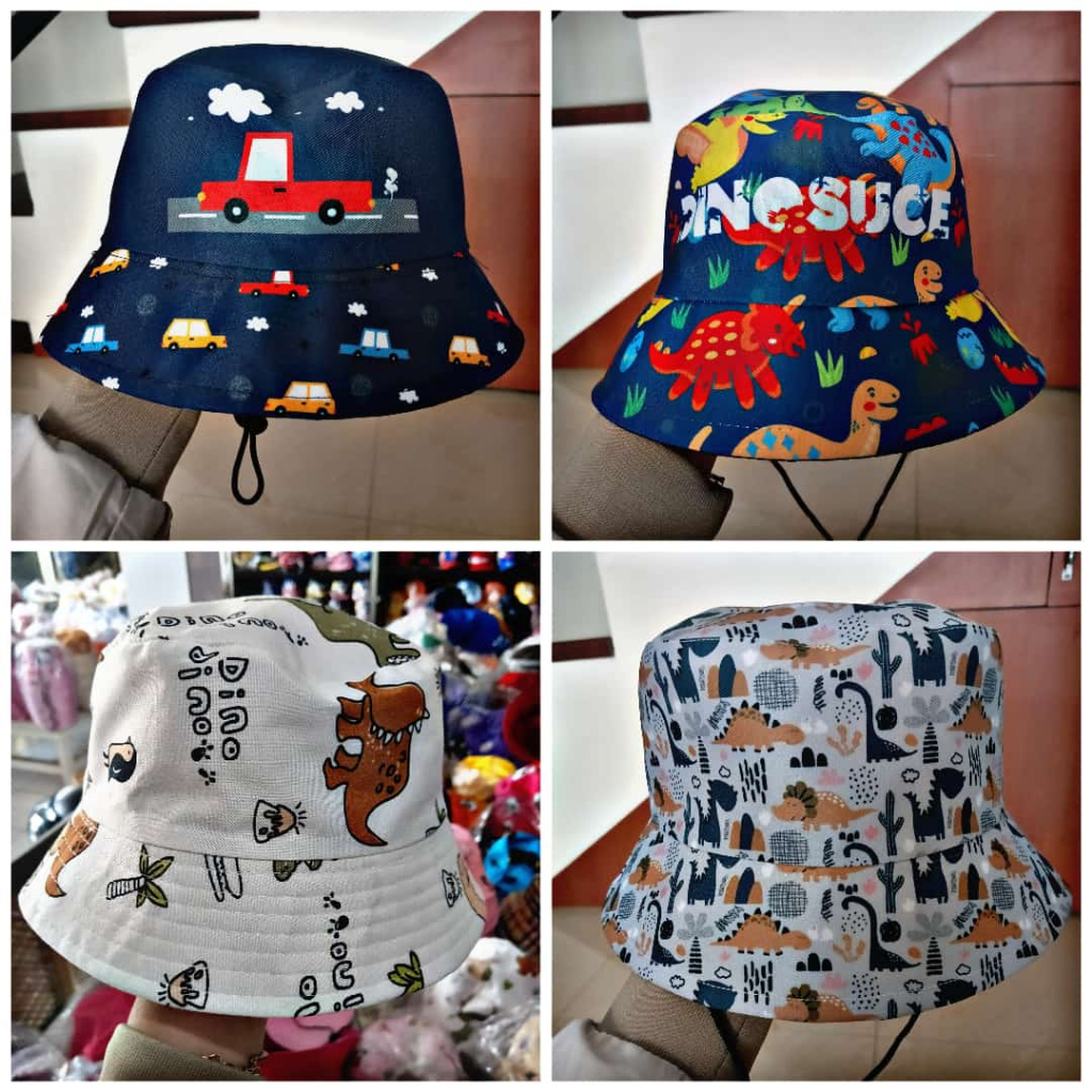 Jual topi bulat dino anak anak 3 - 9tahun | Shopee Indonesia