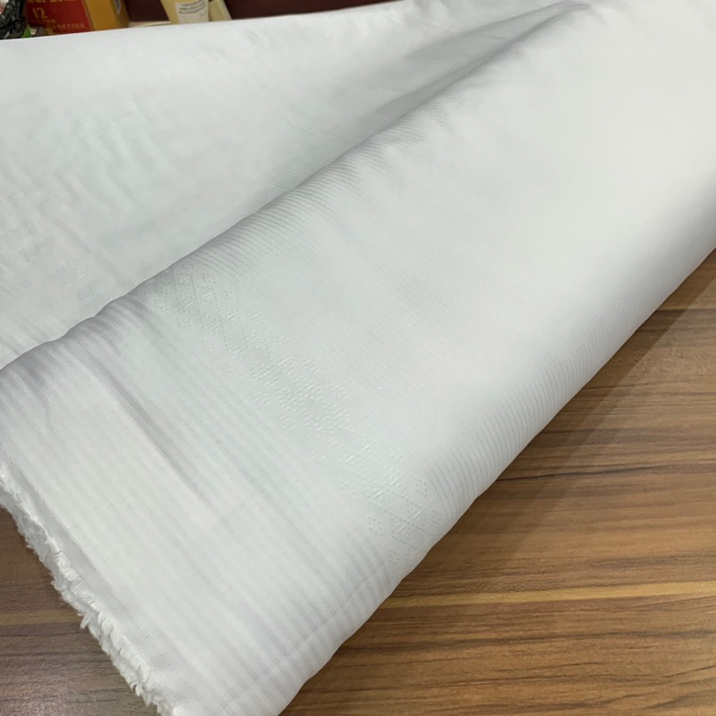Jual kain katun putih bahan baju kemeja koko gamis pria dan wanita ...