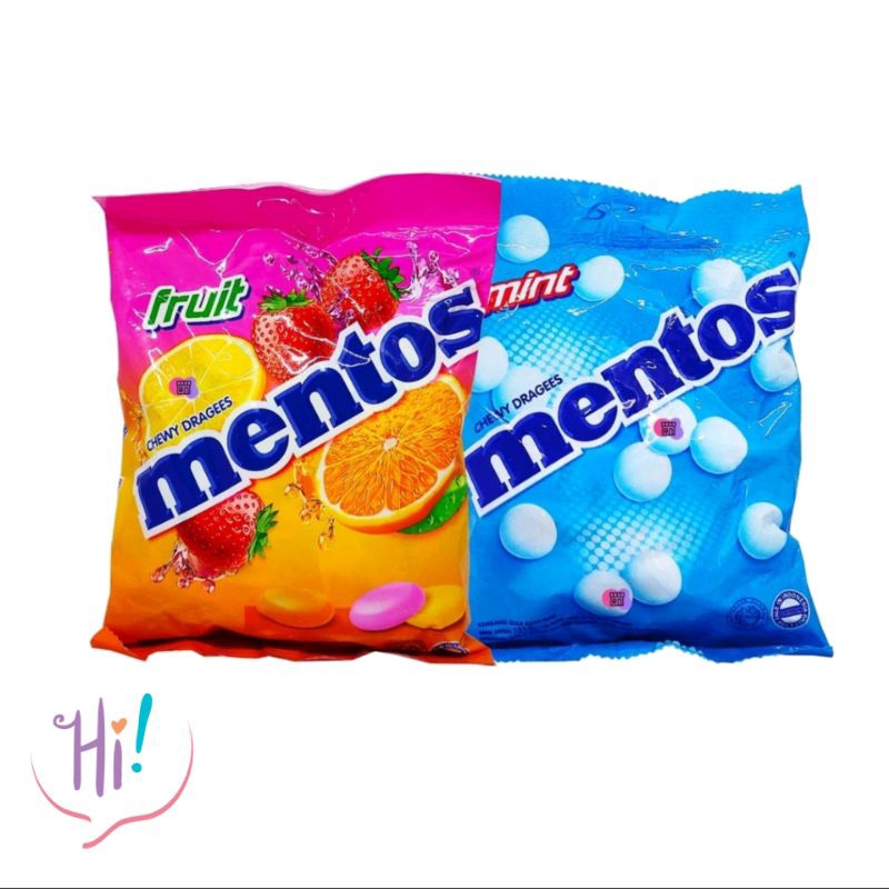 Jual MENTOS PERMEN MINT & FRUIT/ 1 BUNGKUS @ 135 GR | Shopee Indonesia