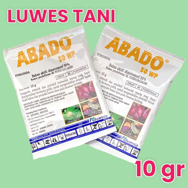 Jual Abado 10gram fungisida (bahan aktif dimetomorf 60%) | Shopee Indonesia