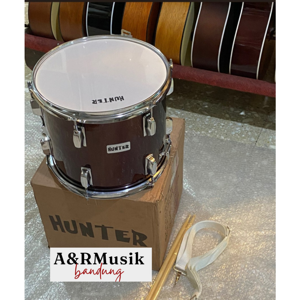 Jual Snare Drum 12" x 10" Hunter / Drum Band Snare 12 / Marchingband ...