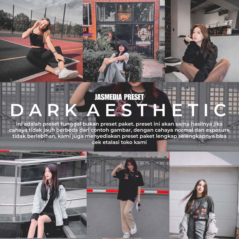 Jual PRESET LIGHTROOM DARK AESTHETIC PREMIUM PRESET - (iOS & ANDROID) - BEST SELLER - JASMEDIA ...