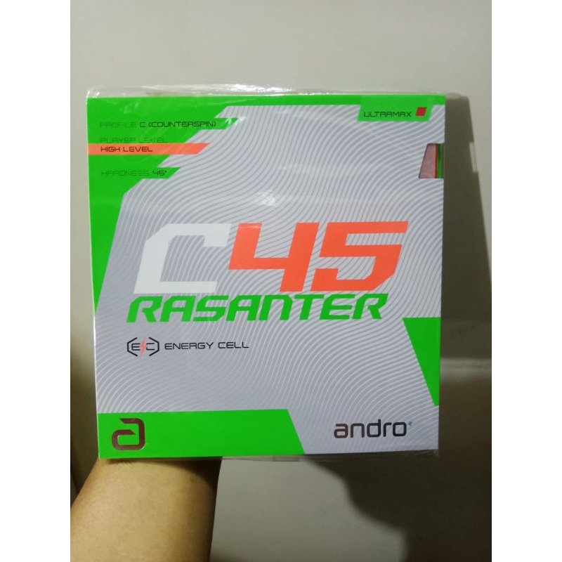 Jual KARET TENIS MEJA ANDRO RASANTER C45 ORIGINAL | Shopee Indonesia