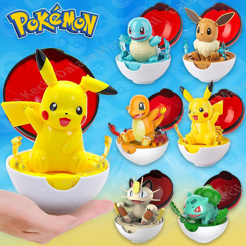 Jual Mainan pokemon pokeball /Pokemon balls / Pokemon Figure Deformation /Pokemon Action Figure ...
