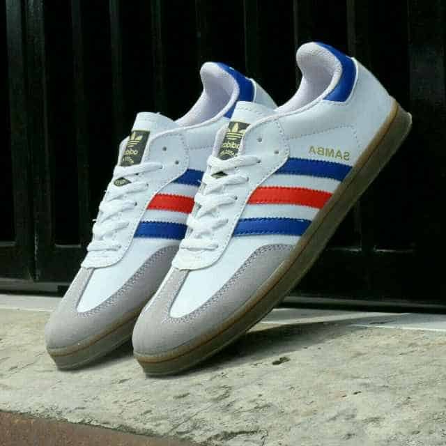 Jual Adidas Samba OG White Black Sol Gum / Sneakers Pria Adidas Samba ...