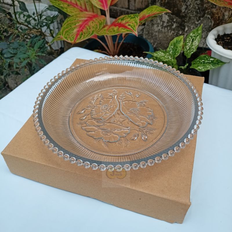 Jual Mangkok Piring Kaca Lebar Diameter 24,5 cm | Shopee Indonesia