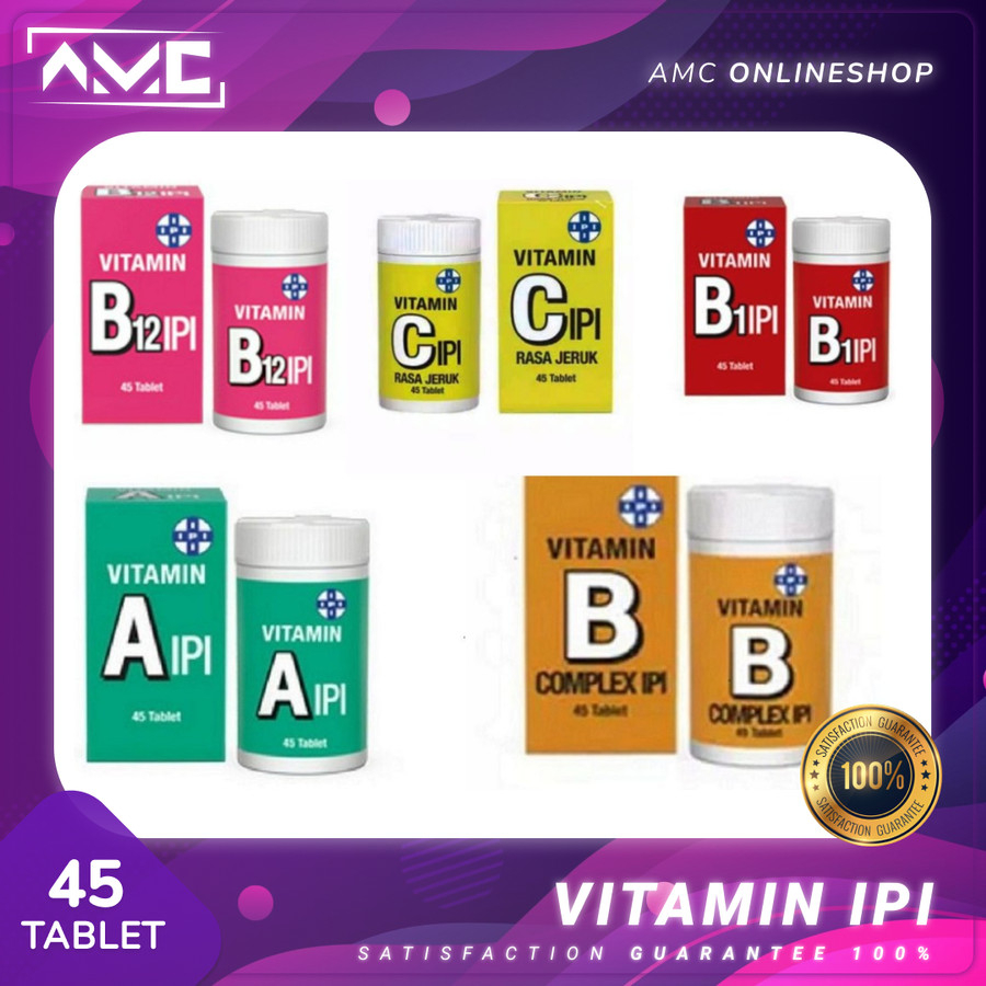 Jual Vitamin Ipi Tablet Hisap Aipi B1ipi B12ipi Bcomplexipi Cipi ...