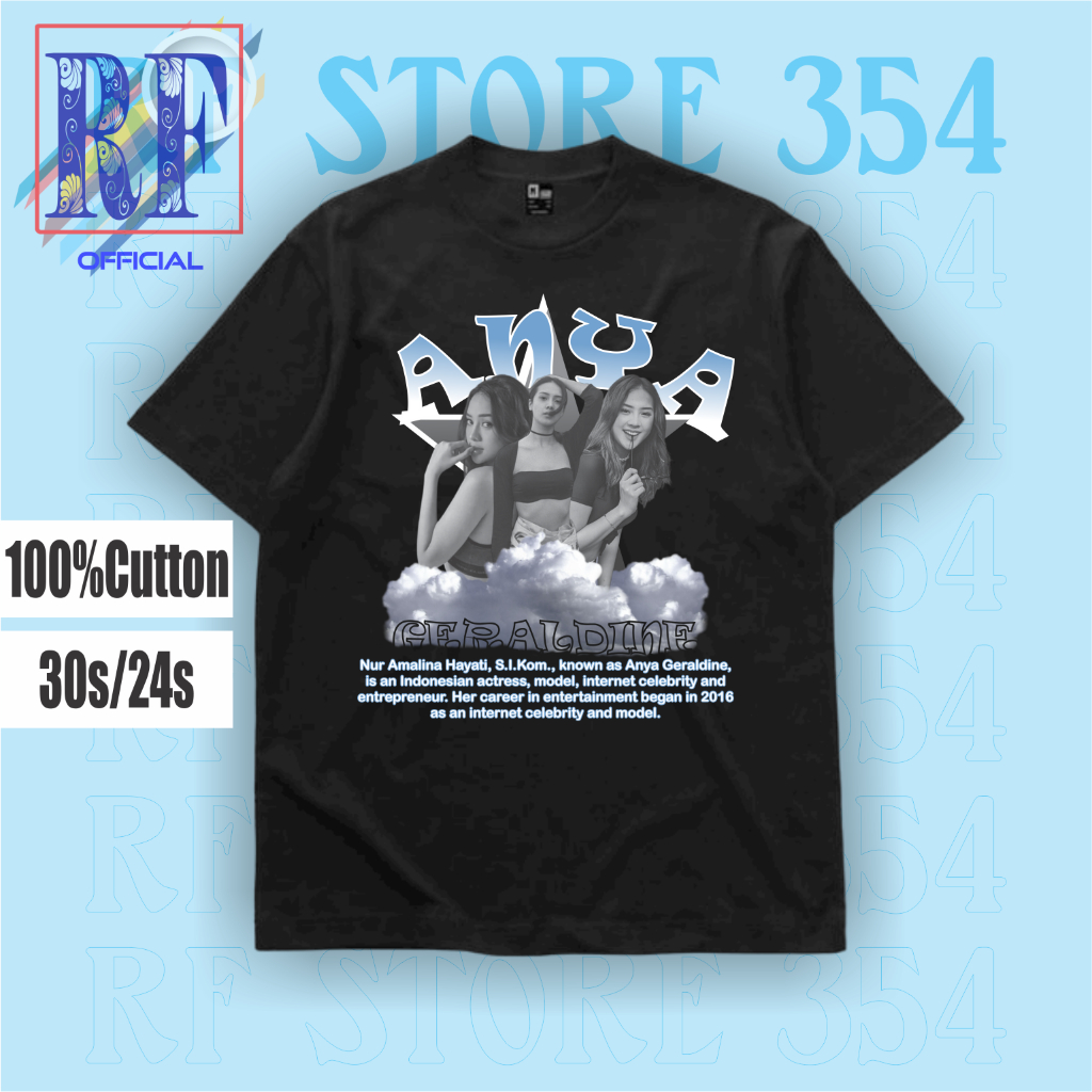Jual T-SHIRT | OVERSIZE "ANYA GERALDINE" RAP TEE KAOS ANYA GERALDINE ...