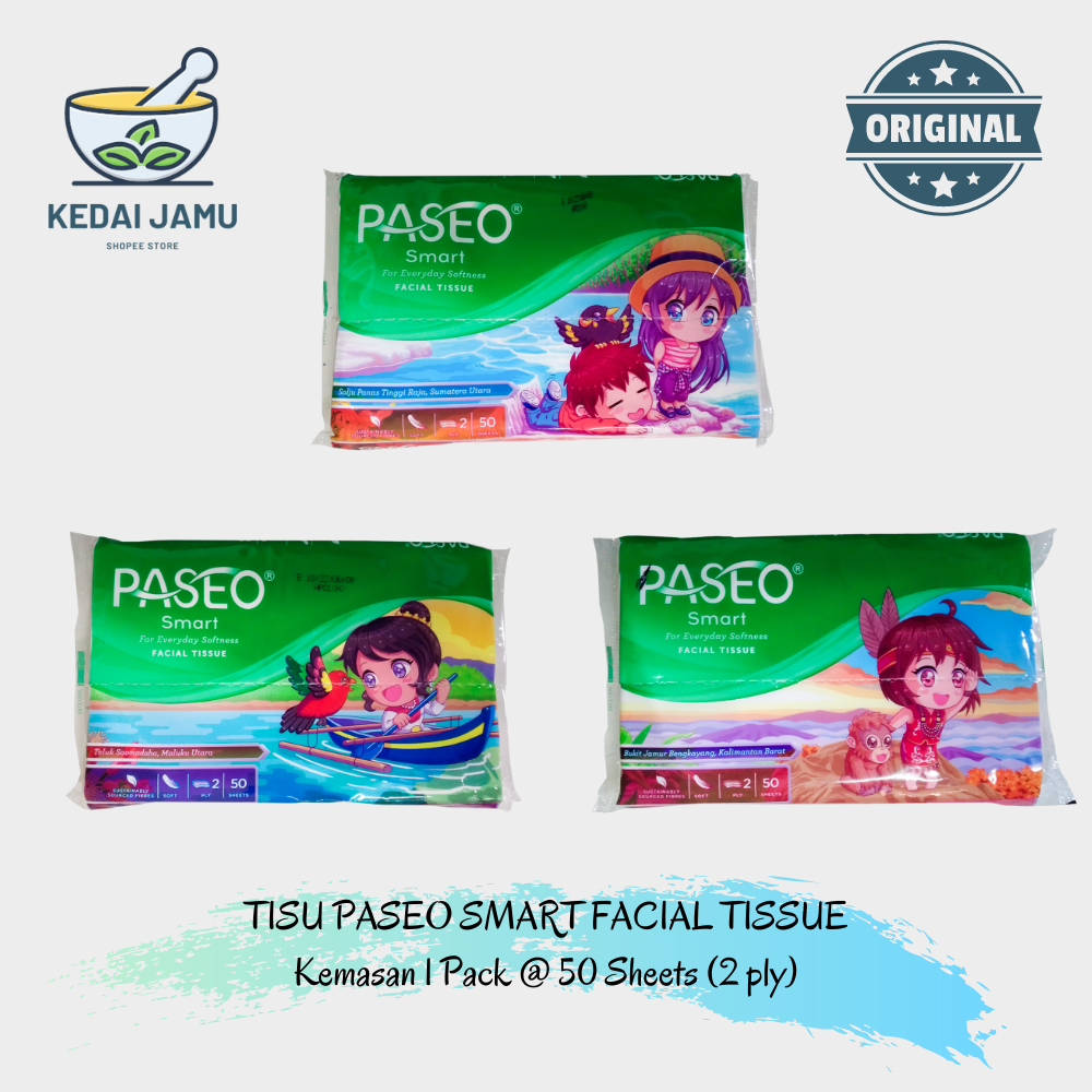Jual TISSUE PASEO FACIAL TISSUE 50 SHEET | Shopee Indonesia