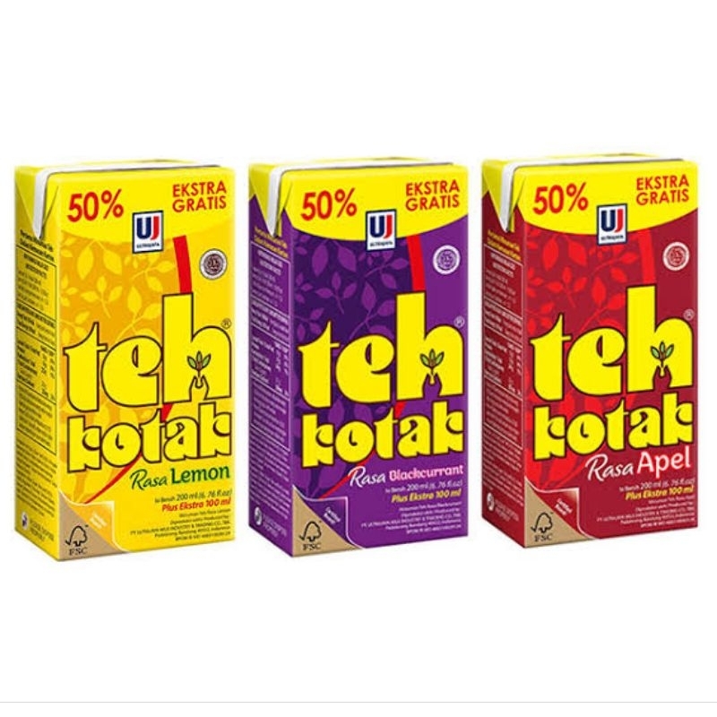 Jual Teh Kotak 200 Ml 100 Ml Semua Rasa Shopee Indonesia