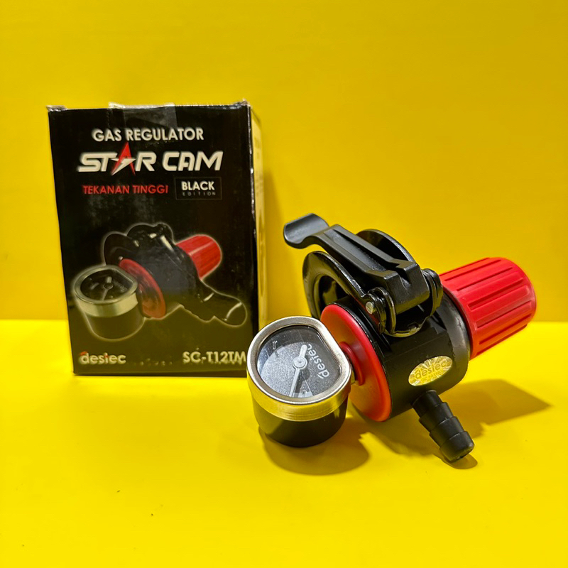 Jual Regulator Starcam Tekanan Tinggi Dengan Kuncian SC-T12TM Black ...