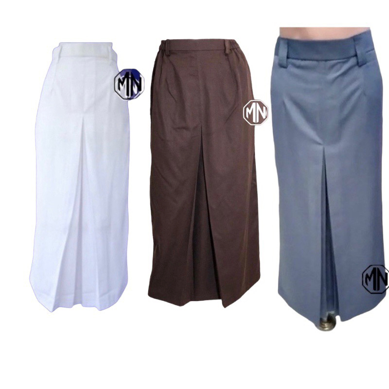 Jual Rok Span SMA Coklat,Span Hitam,Abu & Rok Span Biru SMP PJG (Blh ...