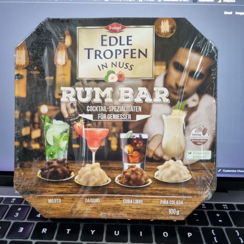 Jual [GERMANY] Edle Tropfen Rum Bar Chocholate 100gr | Shopee Indonesia