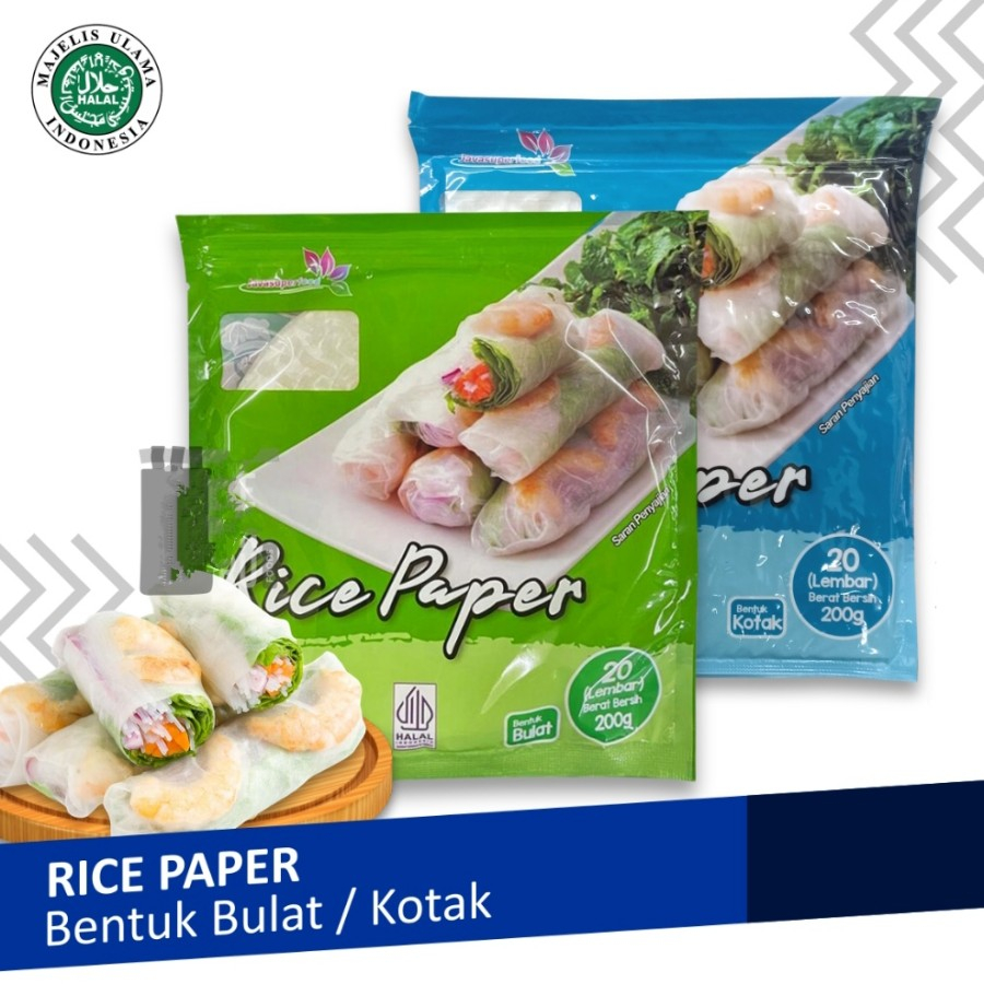 Jual Rice Paper Kulit Lumpia - Vietnam Spring Roll | Shopee Indonesia