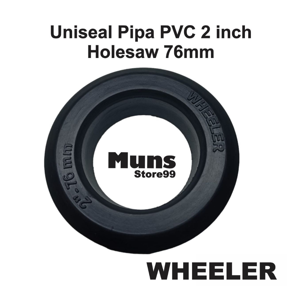 Jual Karet Uniseal Pipa PVC 2 Inch Sistem Aquaponik dan Hidroponik ...