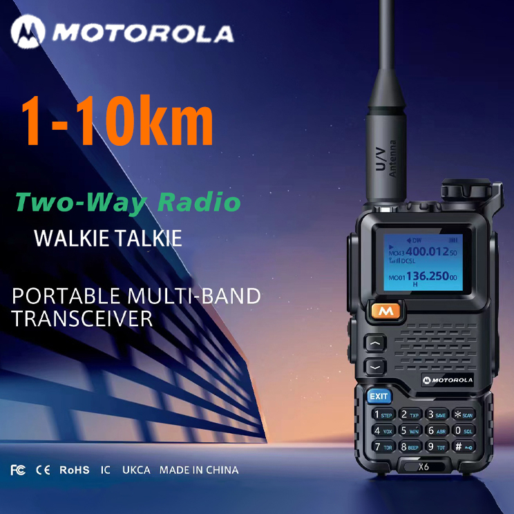 Jual HT motorola X6 Walkie Talkie kisaran panjang 20KM Dual Band dua ...