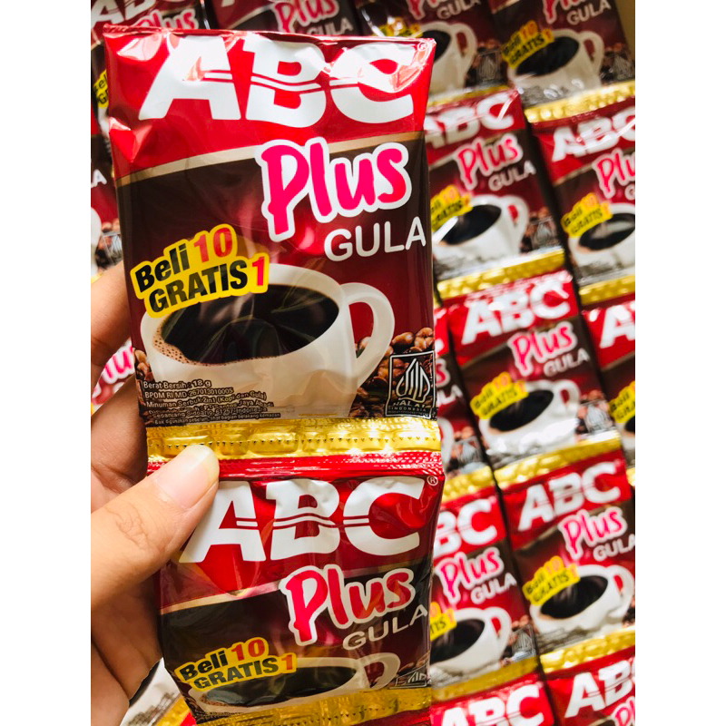 Jual ABC plus gula 1 renteng gratis 1 Sachet ( 11 sachet x 18gr ...