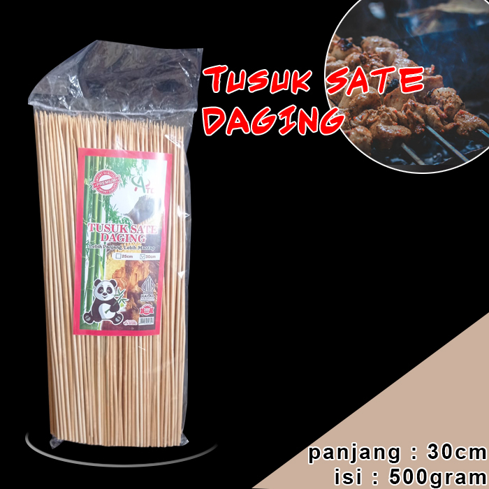Jual Tusuk sate daging/tusuk sate bbq/tusuk sate bambu serbaguna ...
