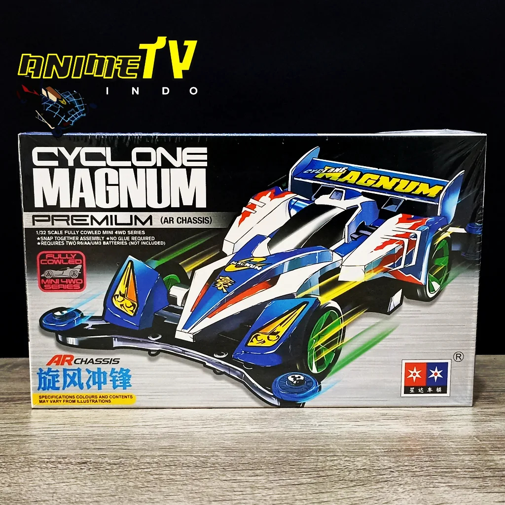 Jual Rep Tamiya Mini 4WD Cyclone Magnum Premium Merk Daxing AR Chassis ...