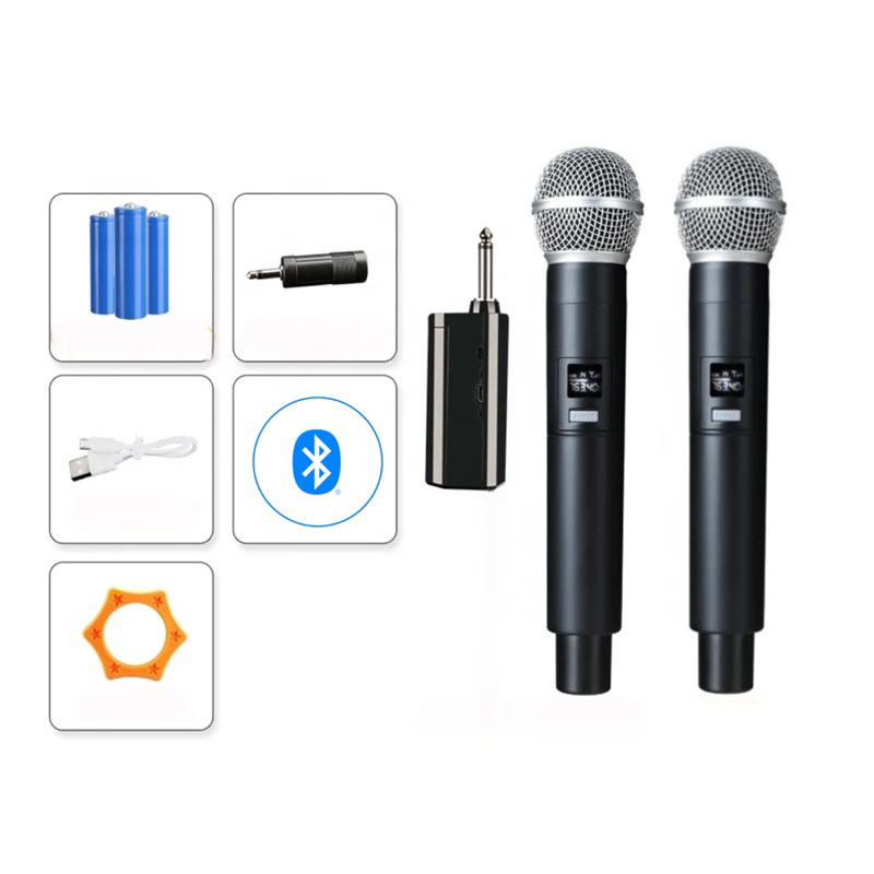 Jual Mic Wireless Fleco F-M16 Dual Mic Wireless Bergaransi | Shopee ...