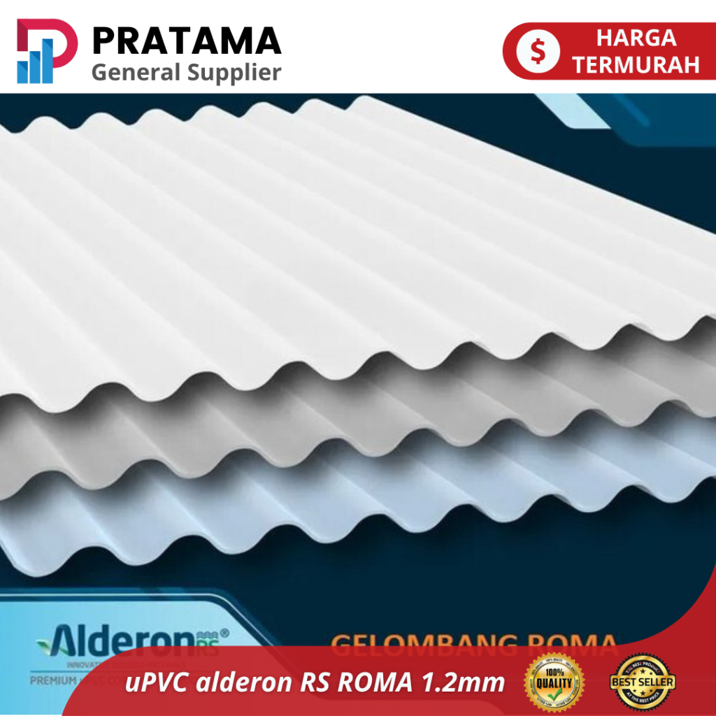 Jual Alderon RS Atap sejuk atap uPVC alderon Single Layer Roma 1.2mm ...