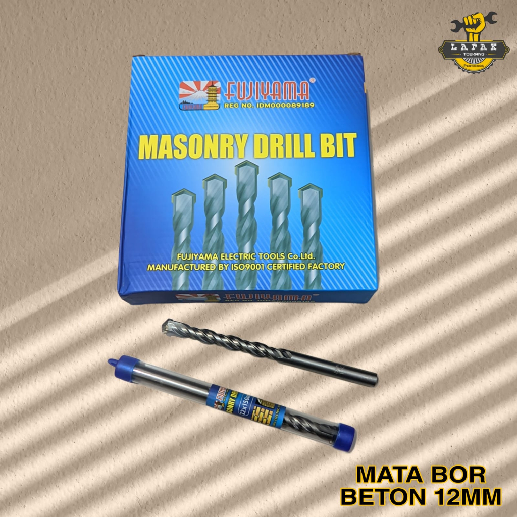 Jual Mata Bor Beton Cor Tembok CYL 12mm Fujiayama | Shopee Indonesia