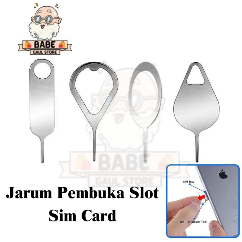 Jual Jarum Sim Card Ejector Tusukan Pembuka Slot Simcard | Shopee Indonesia
