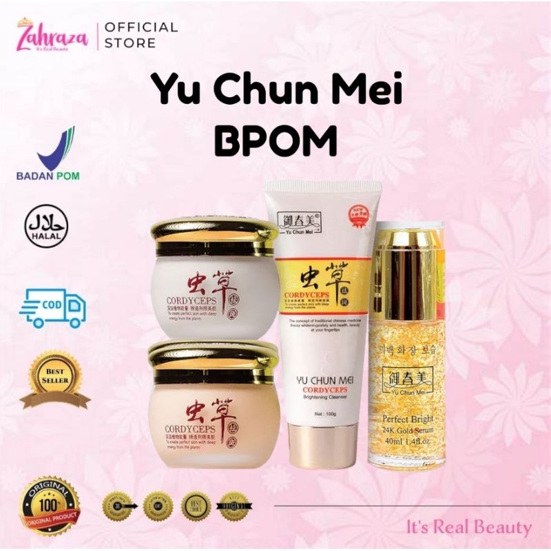 Jual YU CHUN MEI SKINCARE (READY BPOM LOKAL ORIGINAL) WHITENING KIT ...