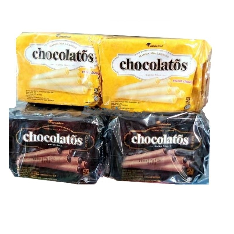 Jual Chocolatos Wafer Roll Pack Isi 10 Pcs | Shopee Indonesia