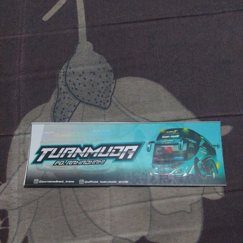 Jual Stiker Bis Tuan Muda Gresik Po Ramadhani Shopee Indonesia
