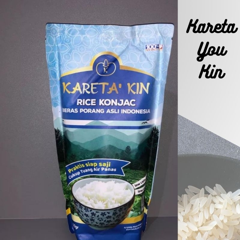 Jual Beras Porang Kareta Kin 1Kg Shirataki Konjac Rice Organik Beras ...